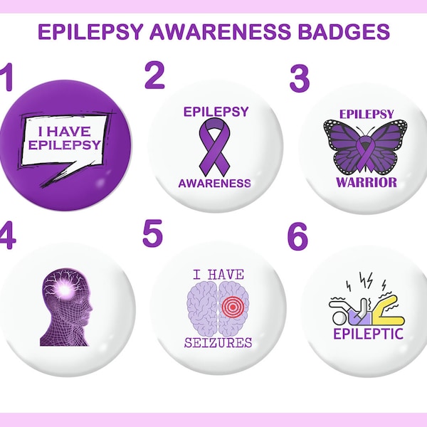 Epilepsy Awareness Pins - Etsy