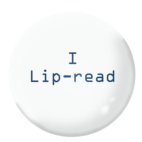 BSL / British Sign Language / Lip Reading Awareness Badges - Etsy UK