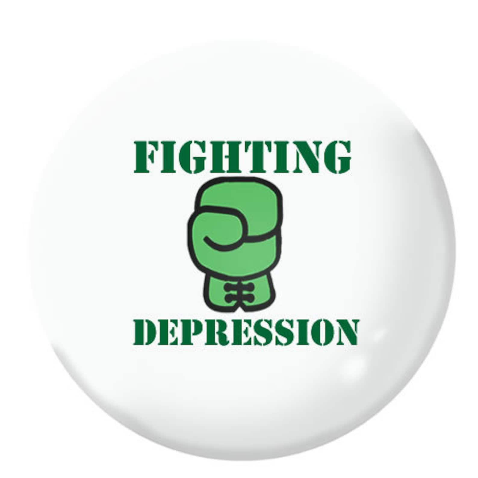 DEPRESSION Awareness Badges 25mm / 1 Inch Pin Button Badges - Etsy