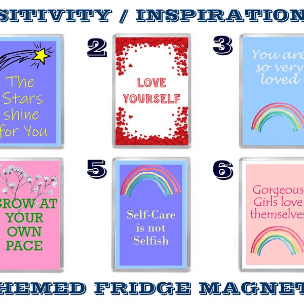 Inspiration Magnets - Etsy