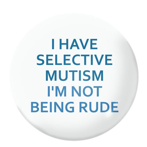 SELECTIVE MUTISM AWARENESS Badges 25mm / 1 Inch Pin Button Badges - Etsy