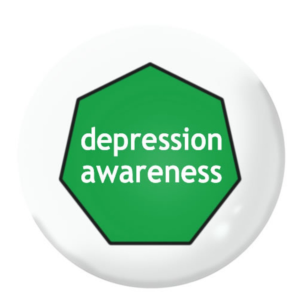 DEPRESSION Awareness Badges 25mm / 1 Inch Pin Button Badges - Etsy