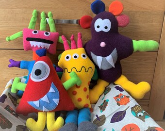 Monster Plush Toy | Etsy UK