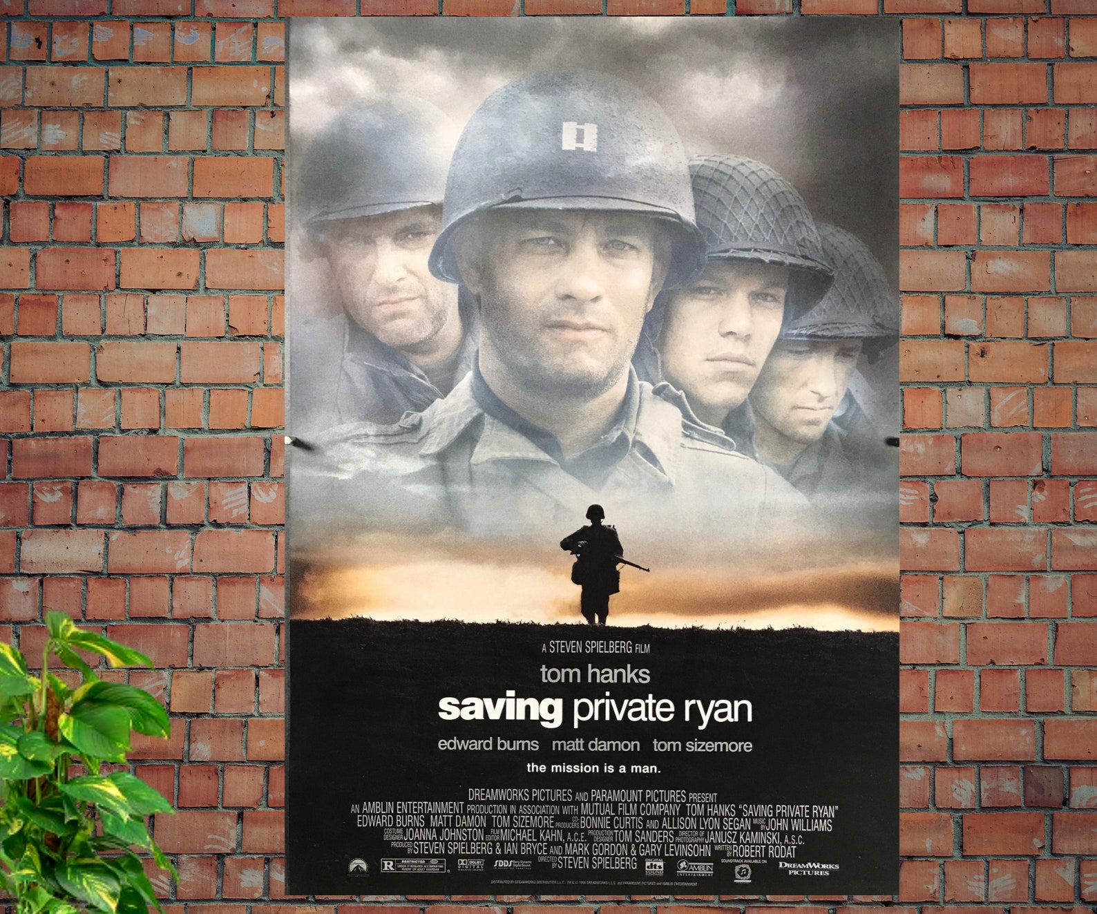 Saving Private Ryan Movie Poster 1998 Epic War Film Steven | Etsy