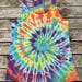 Rainbow Tie Dye Tank Top - Women’s Small, Med, Lg, XL & XX-L - Etsy