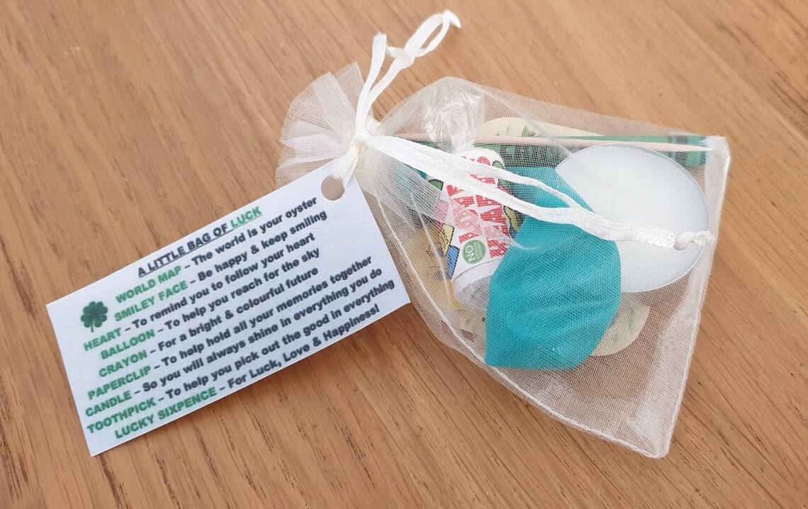 Little Bag of Good Luck Survival Kit New Job - Etsy UK