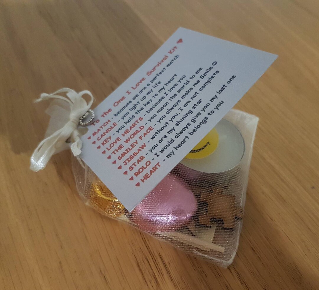 Love Survival Kit Valentine's Day Gift Wedding Gift Anniversary Novelty ...