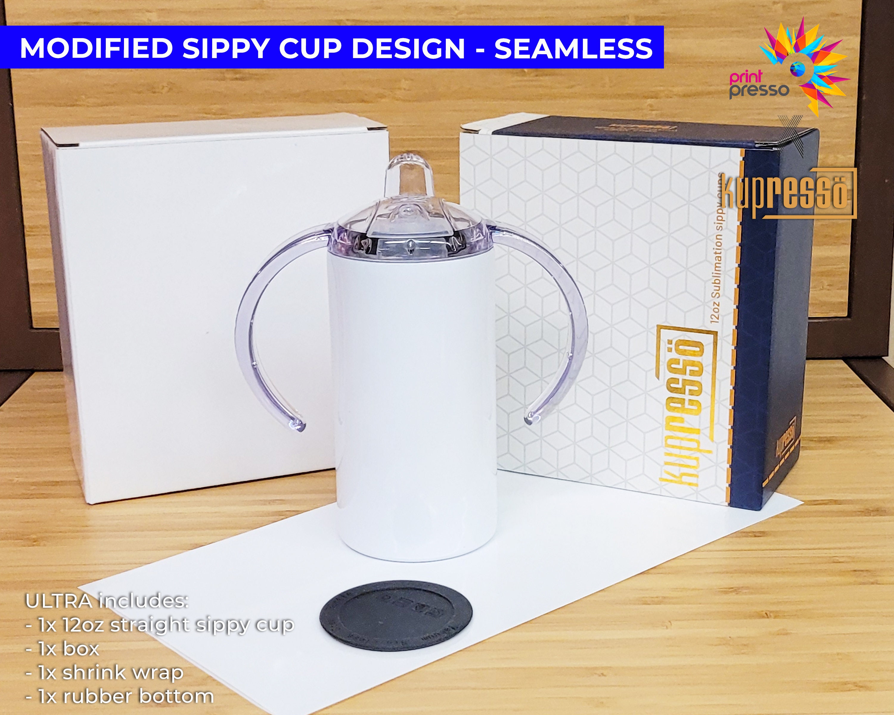 Blank SEAMLESS STRAIGHT 12oz Kupresso Sublimation Sippy Cup | Etsy