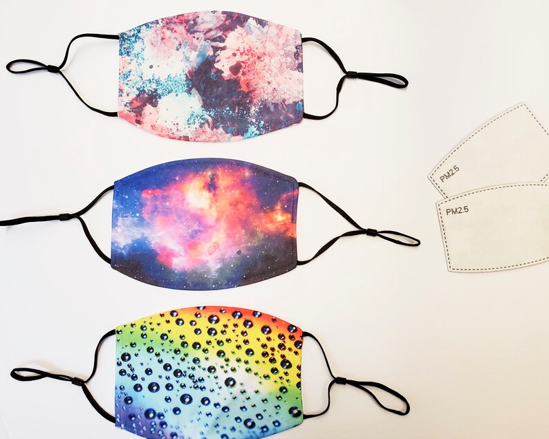 SUBLIMINATION BLANK 100% POLYESTER Face Masks Three Sizes - Etsy Ireland