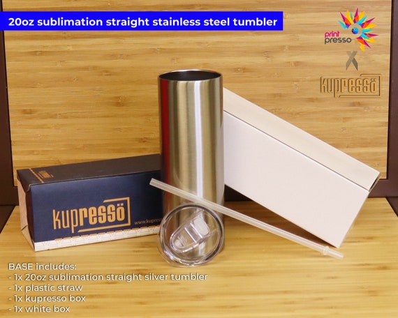 Blank STRAIGHT 20oz Kupresso Stainless Steel Sublimation | Etsy