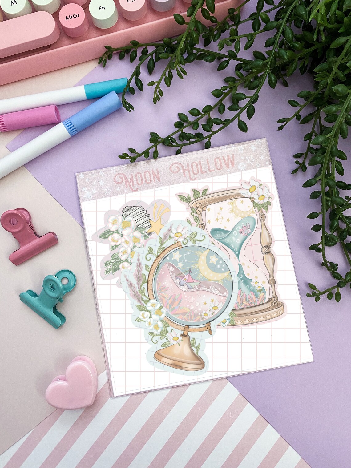 Sail the World Sticker Pack// Digital Art Stickers Kawaii | Etsy