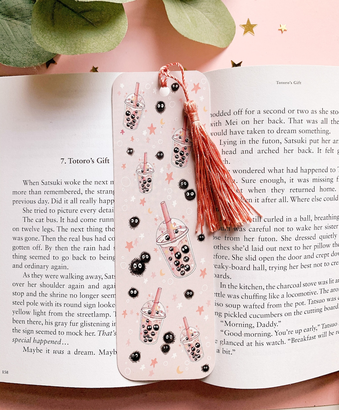 Bubble Tea Bookmark / Kawaii Bubble Tea Bookmark / Digital Art, Books ...