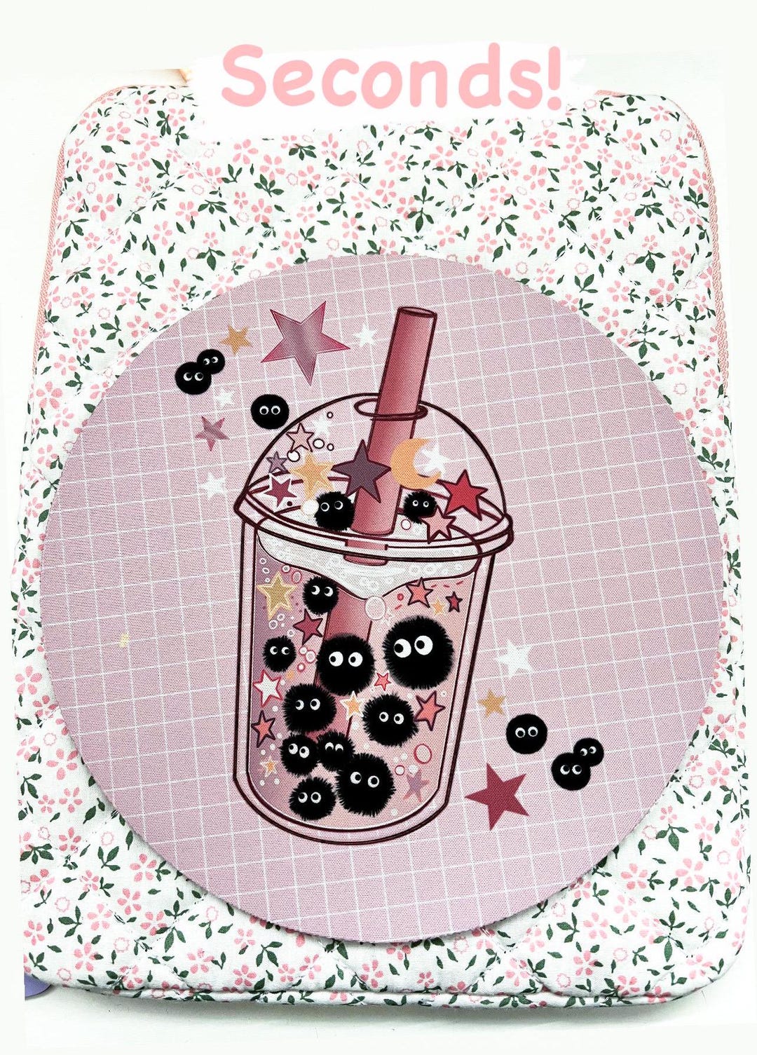 Seconds Bubble Tea Mouse Mat, Kawaii Gaming Setup Desk Mat, Mouse Pad ...