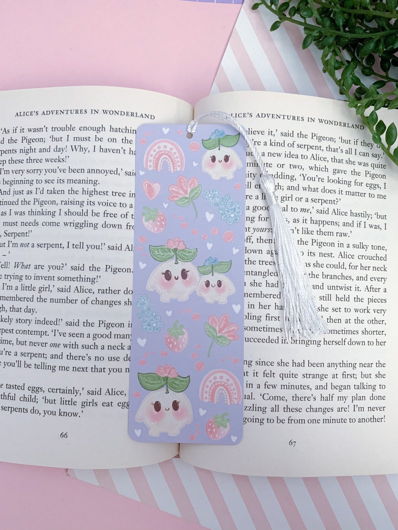 Cute Kawaii Button Sprout Bookmark / Kawaii Bookmark / Digital - Etsy UK