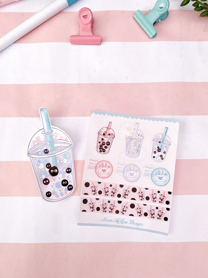Bubble Tea Kawaii Letter Writing Stationery Set. Note Paper | Etsy