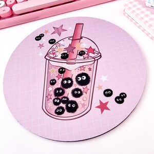 Bubble Tea Mouse Mat, Kawaii Gaming Setup Desk Mat, Mouse Pad, Kawaii ...