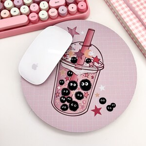 Bubble Tea Mouse Mat, Kawaii Gaming Setup Desk Mat, Mouse Pad, Kawaii ...