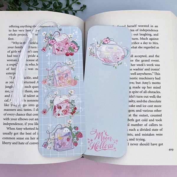Tea Bag Bookmark - Etsy