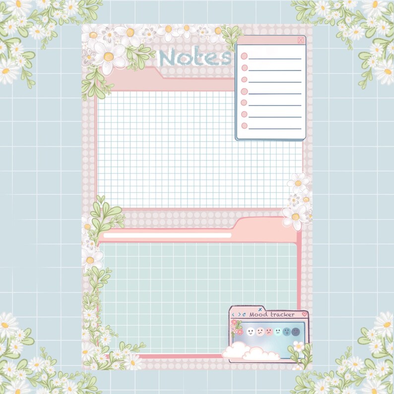 Daisy Student Digital Planner: Daily Study Timetable (printable PDF) - Etsy