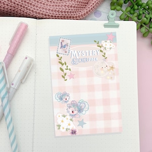 Mystery Sticker Pack / Surprise Cute Kawaii Cute Die Cut Digital ...