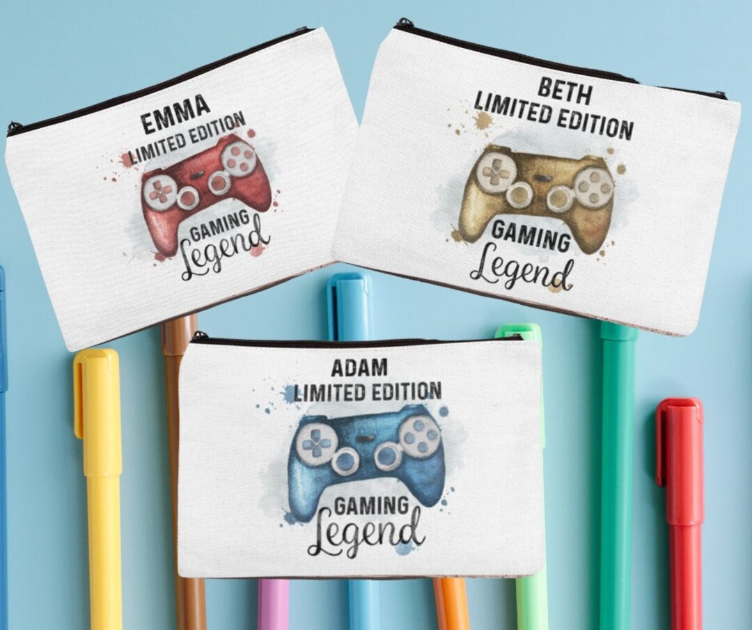 Gamer Pencil Case , Gamer Make up Case, Gamer Gift, Gift for Gamer ...