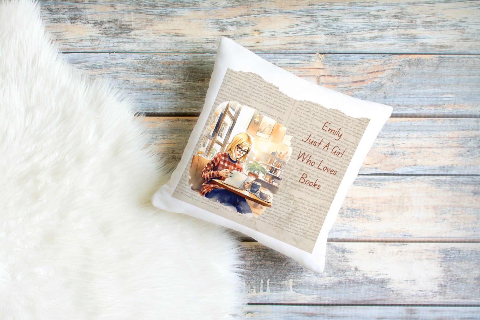 Book Lovers Cushion Cushion for Book Lover Library Gift - Etsy UK