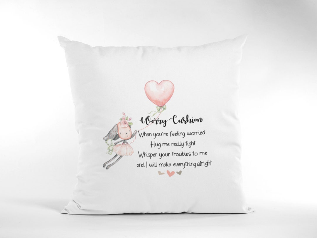 Worry Cushion, Fairy Cushion, Gift for Girl, Anxiety Pillow, Gift for ...