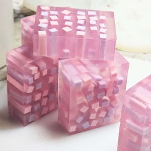 PINK CONFETTI Soap - Roses Fragrance Oil - Etsy