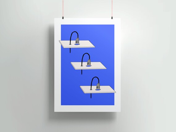 Abstract Mop Poster Download Printable Modern Art | Etsy