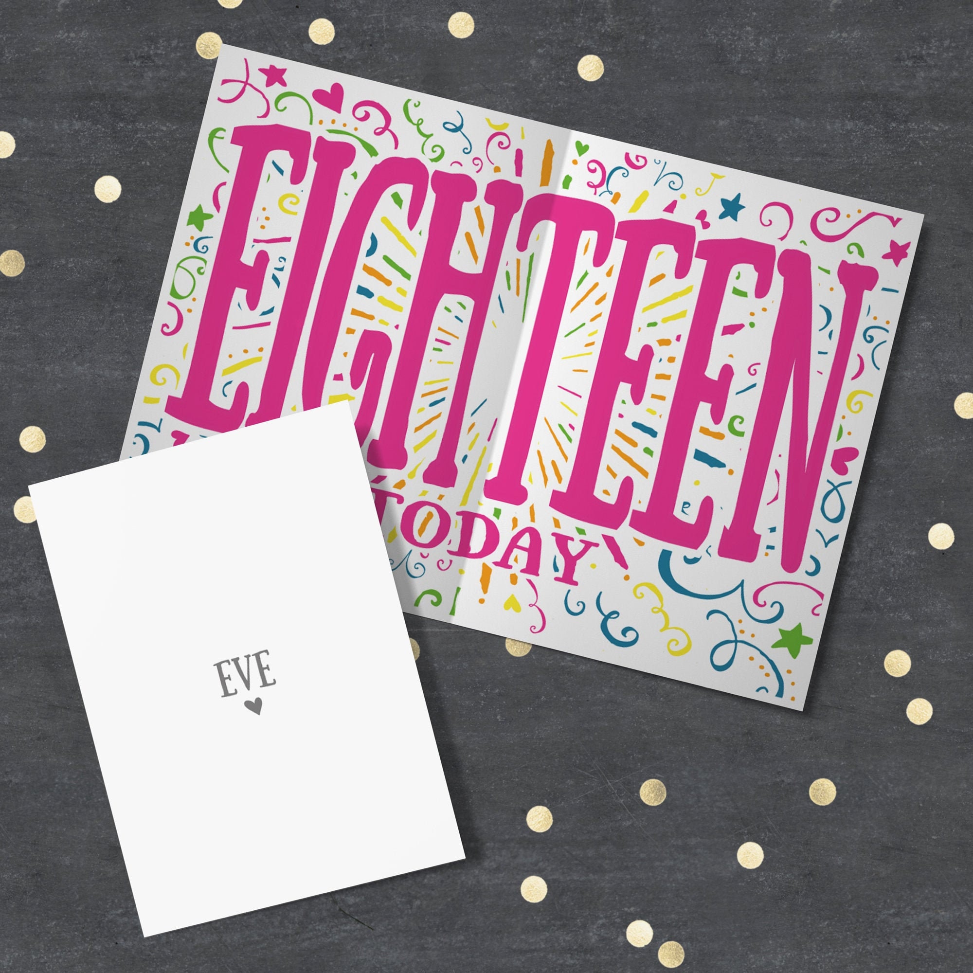 18th Birthday Card Girl's Personalised 18th Card 18th | Etsy