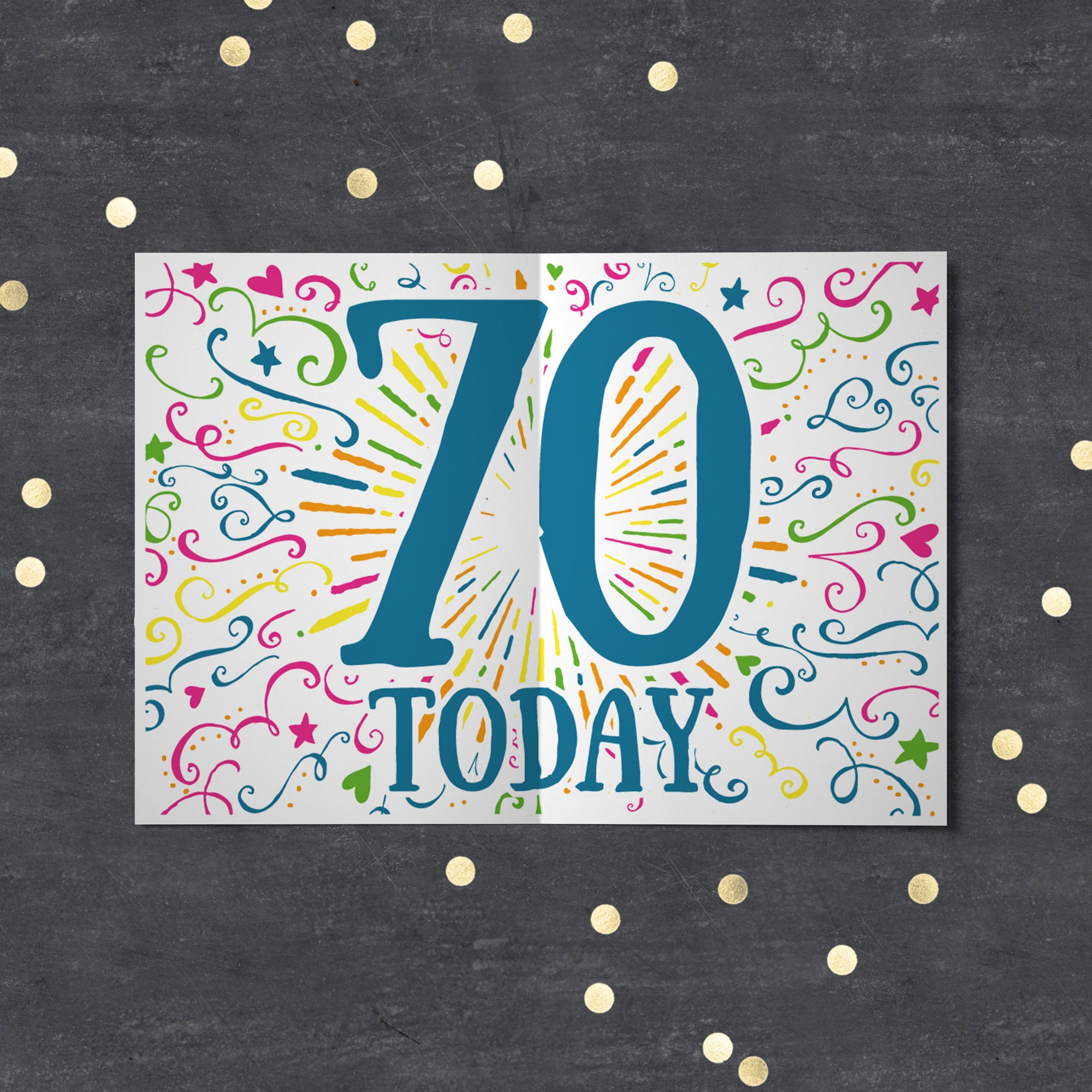 Personalised 70th Birthday Card Choose Name text 70th Etsy UK Personalised 70th Birthday Card Choose Name text 70th Etsy UK