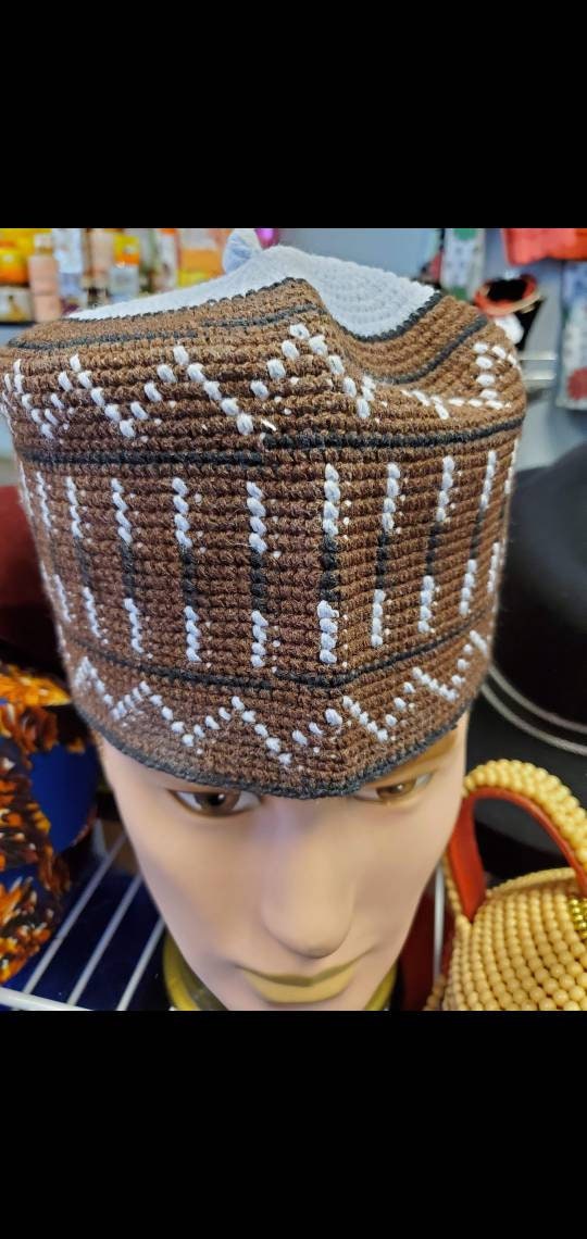 African Mens Hat, Africa Kufi Hat, African Cap, Muslim Hat - Etsy