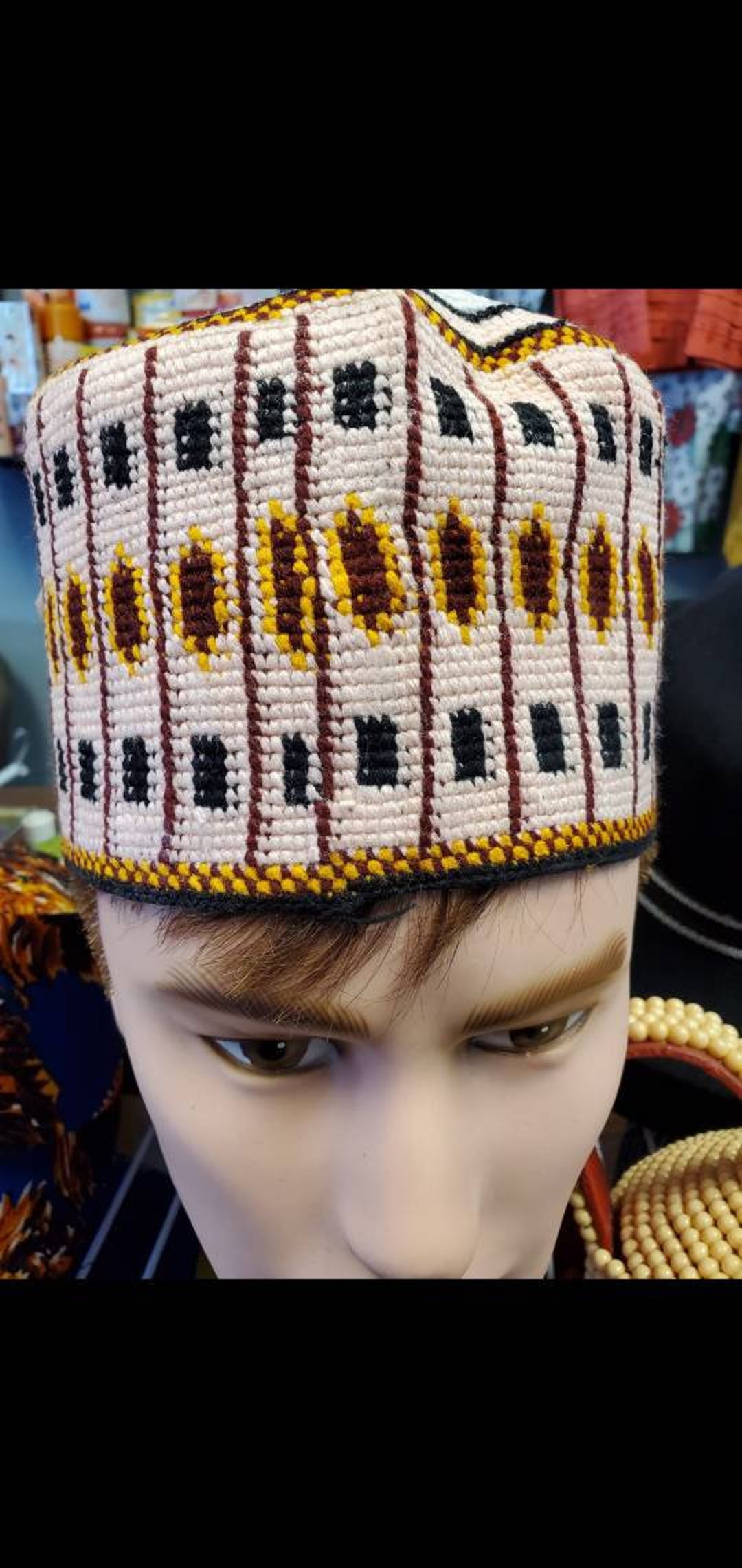 African Mens Hat Africa Kufi Hat African Cap Muslim Hat - Etsy
