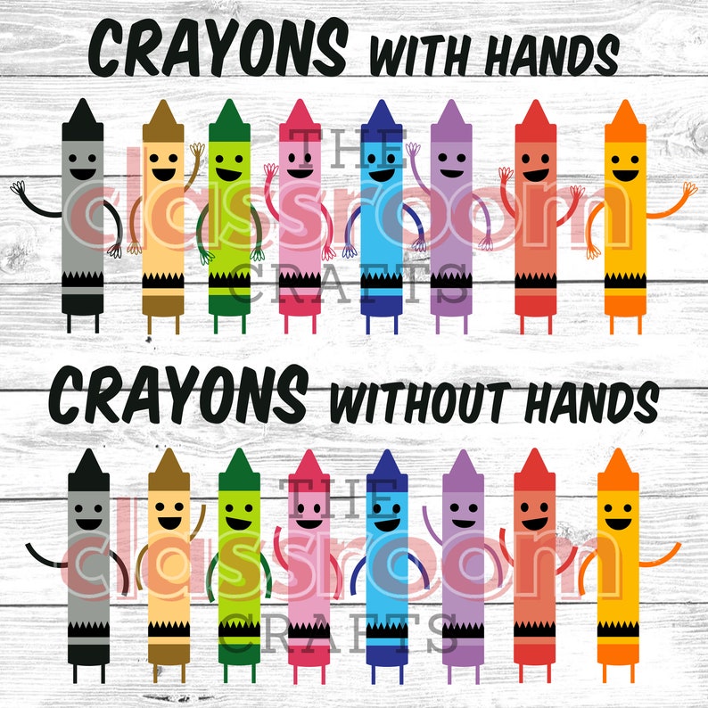 Crayon SVG, PNG, PDF Digital File Download - Cut Files for Cricut ...