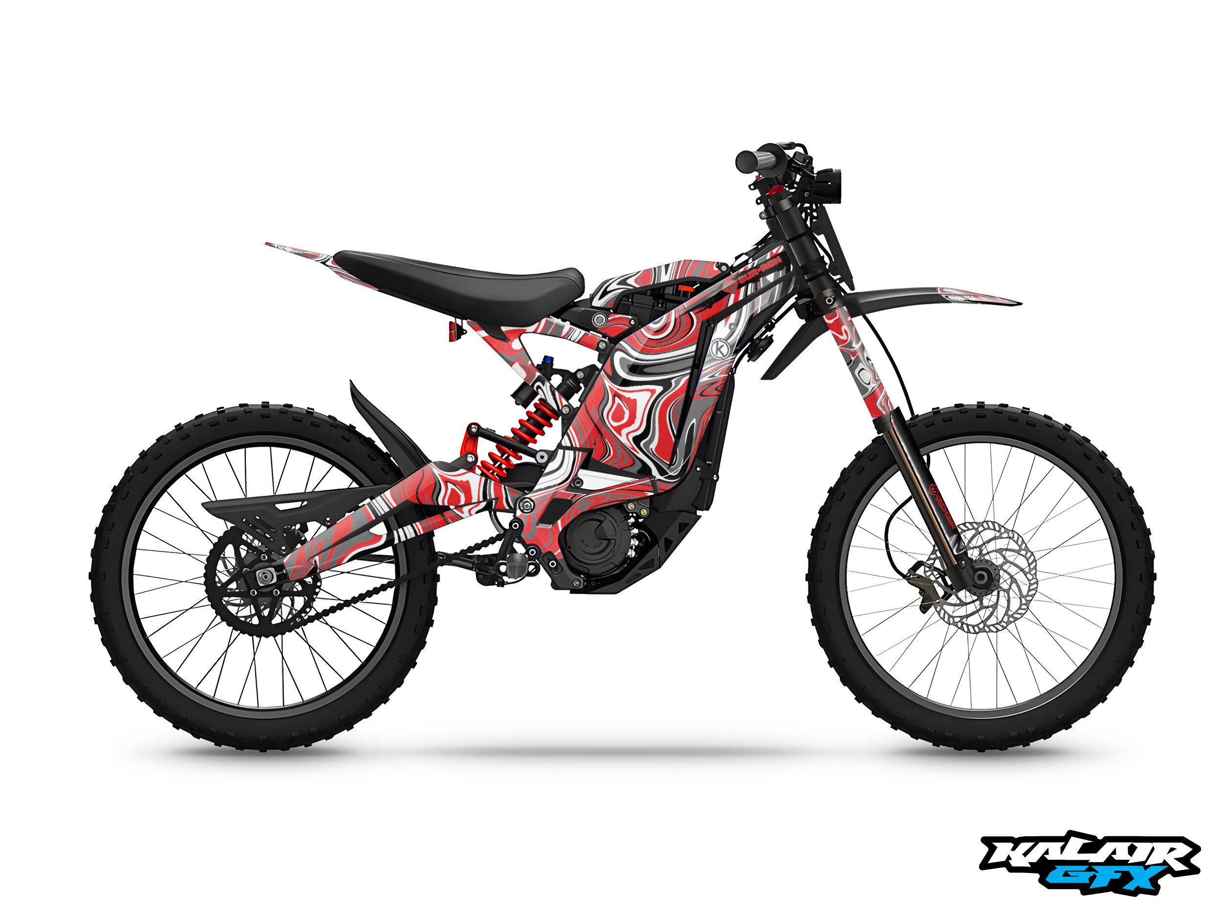 Graphics for Sur-ron Surron Light Bee Electric Decals - Snagged Series ...