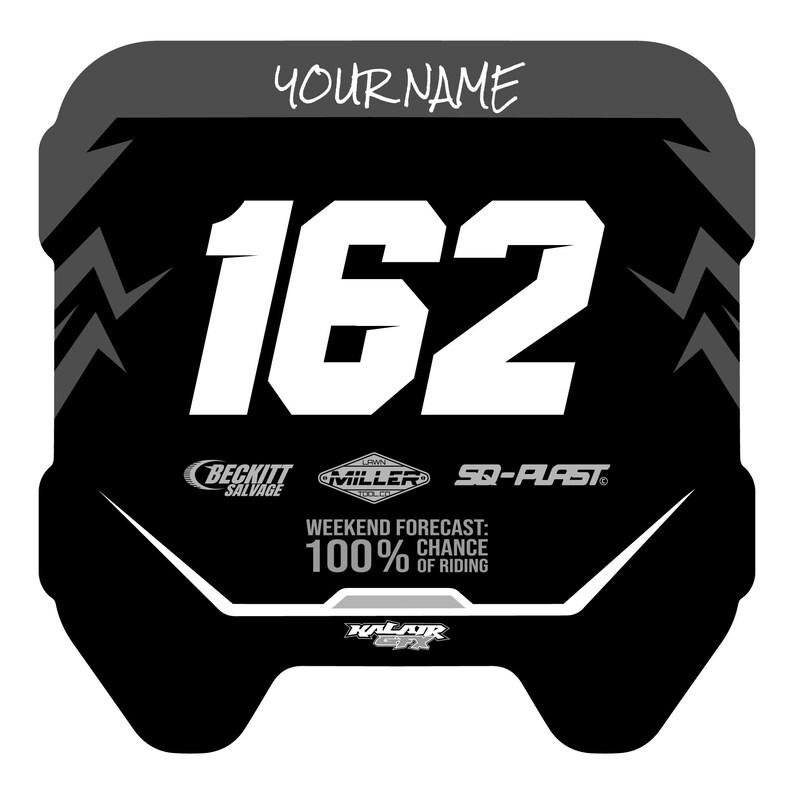 Sur Ron Front Number Plate Electric Bike Decals, Surron Light Bee ...