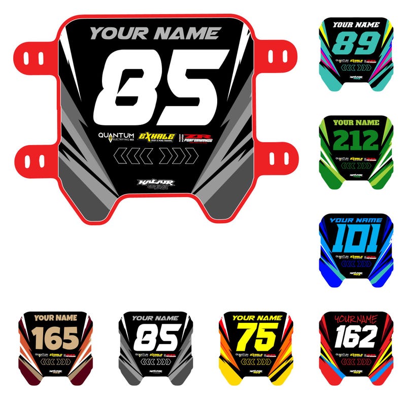 Sur Ron Front Number Plate Electric Bike Decals, Surron Light Bee ...