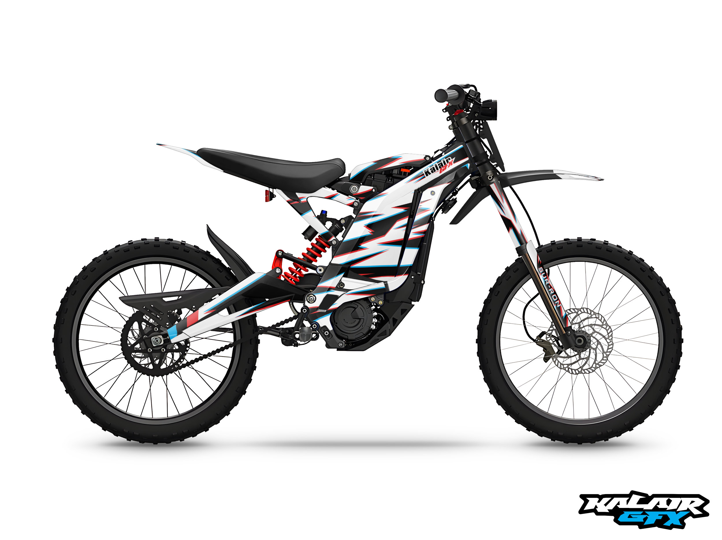 Graphics for Sur-ron Surron Light Bee Electric Wrap - Vision Series Red ...