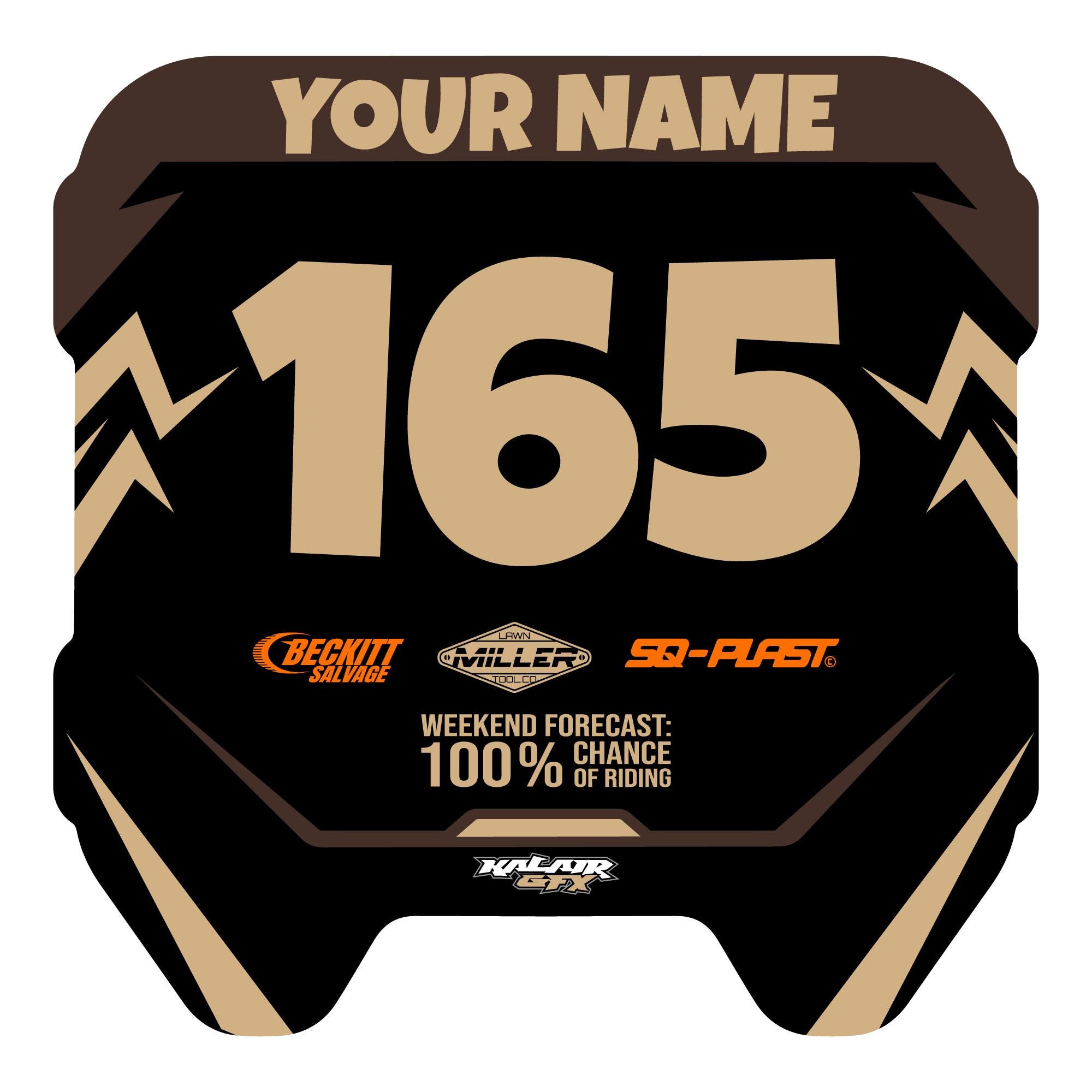 Sur Ron Front Number Plate Electric Bike Decals, Surron Light Bee ...