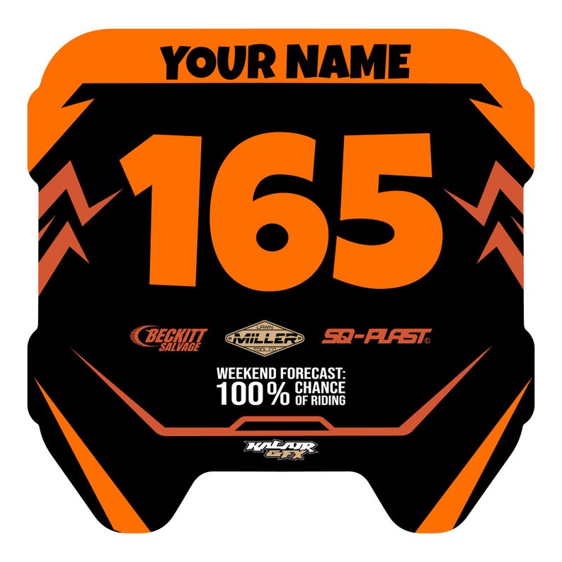 Sur Ron Front Number Plate Electric Bike Decals, Surron Light Bee ...