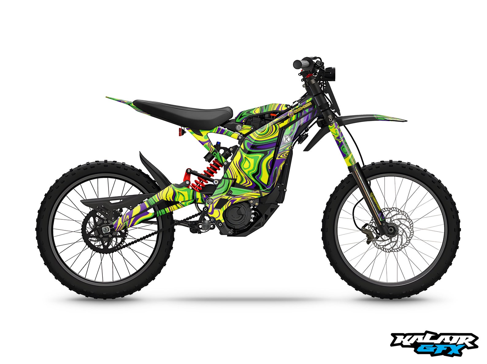 Graphics for Sur-ron Surron Light Bee Electric Decals - Snagged Series ...