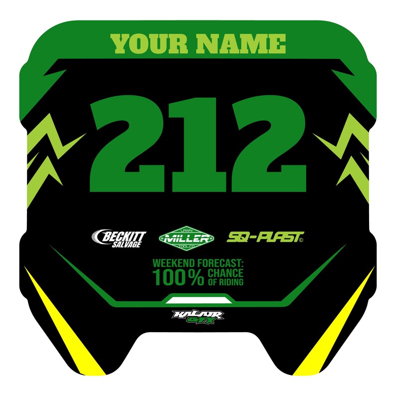 Sur Ron Front Number Plate Electric Bike Decals, Surron Light Bee ...