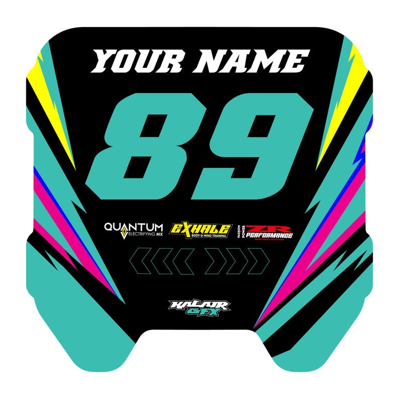 Sur Ron Front Number Plate Electric Bike Decals, Surron Light Bee ...