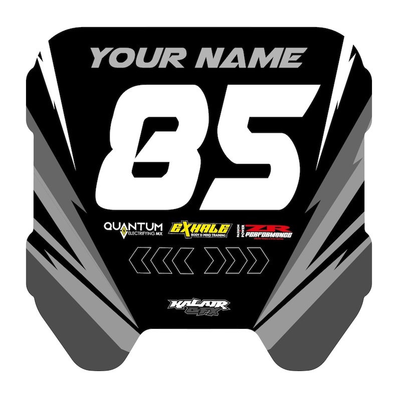Sur Ron Front Number Plate Electric Bike Decals, Surron Light Bee ...
