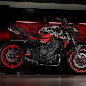Graphics Kit for YAMAHA FZ/MT 07 09 (select Your Make/model) Carnage ...