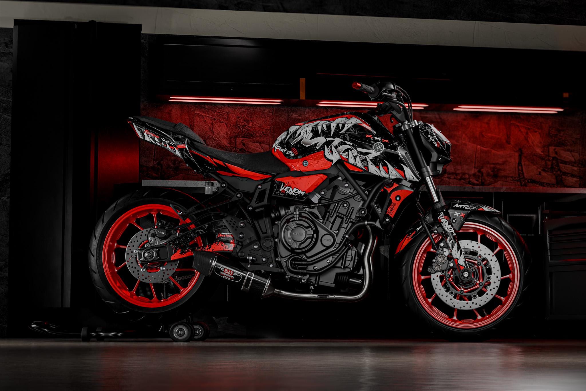 Graphics Kit for YAMAHA FZ/MT 07 09 (select Your Make/model) Carnage ...