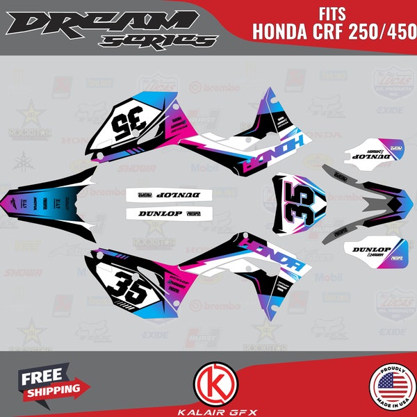 Honda Crf Graphics Kit - Etsy