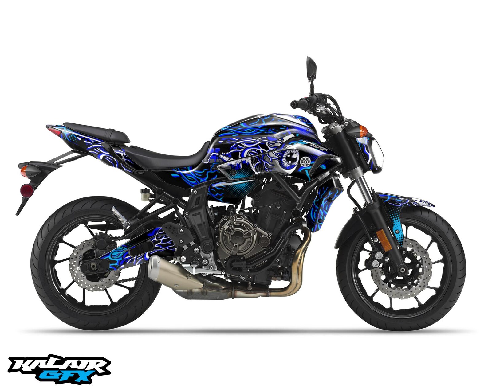 Graphics Kit for YAMAHA FZ-07 MT-07 (2015-2017) FZ07 MT07 Core Series ...