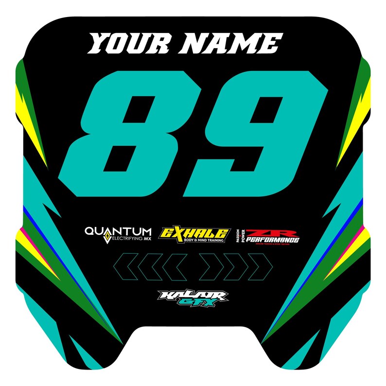 Sur Ron Front Number Plate Electric Bike Decals, Surron Light Bee ...