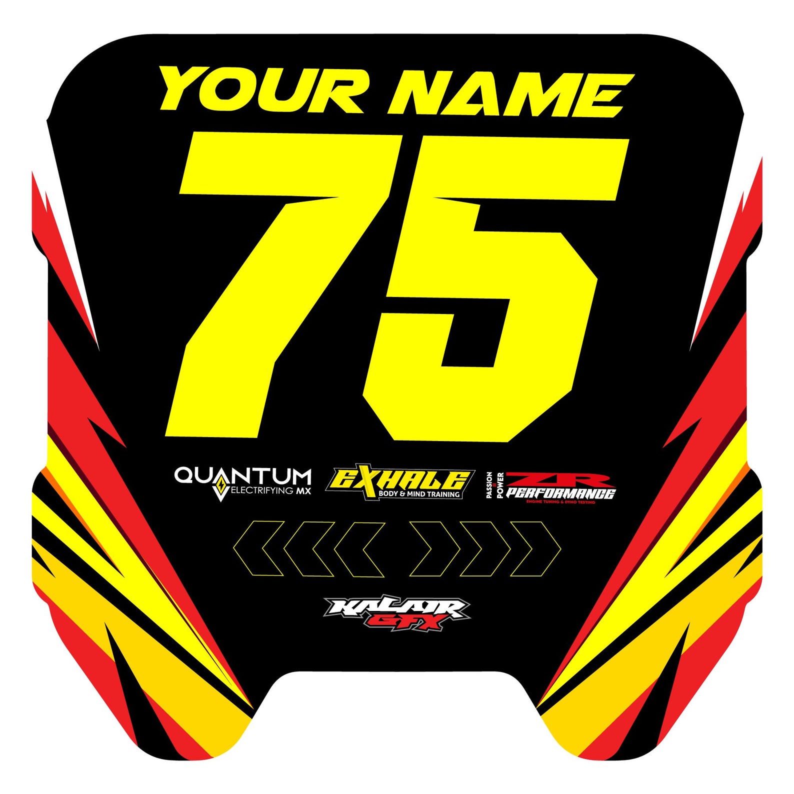 Sur Ron Front Number Plate Electric Bike Decals, Surron Light Bee ...